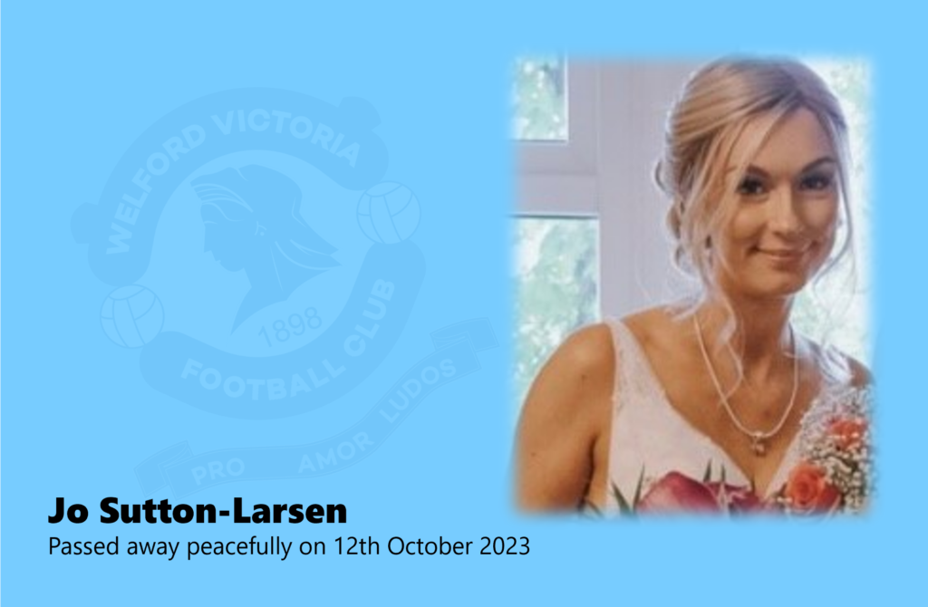 Remembering Jo Sutton-Larsen – Welford Victoria Football Club